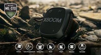 LG XBOOM Go DXG2 Portable-Lautsprecher (Bluetooth, 5 W), Bluetooth 5.3 ...
