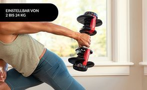 BowFlex Dumbbell SelectTech 552i, (Packung, verstellbare Dumbbell)