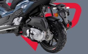 PRIKE Motorroller PRIKE XDV 125, E5, ADV-Roller, 125 ccm, 92 km/h, Euro ...