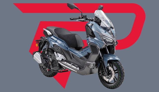 PRIKE Motorroller PRIKE XDV 125, E5, ADV-Roller, 125 ccm, 92 km/h, Euro ...