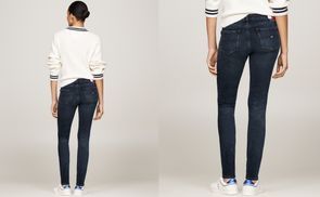 Tommy Jeans Skinny-fit-Jeans SOPHIE LW SKN mit Logo-Badge, in Knöchellänge