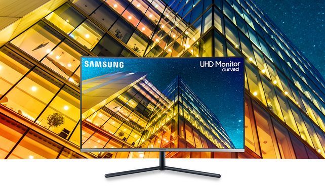 Samsung U32R590CWP Curved-LED-Monitor (80 cm/31,5 ", 3840 x 2160 px, 4K ...