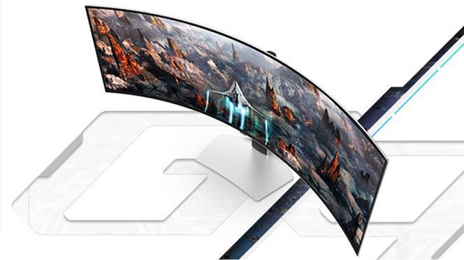 Samsung Odyssey OLED G9 S49CG934SU Curved-Gaming-OLED-Monitor (124 cm ...