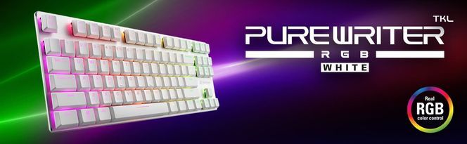Sharkoon Sharkoon PureWriter TKL RGB, Gaming-Tastatur Tastatur, Tasten-/Schaltertechnik: Kailh ...
