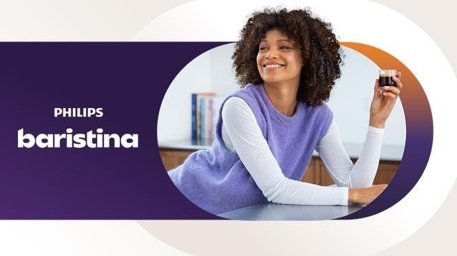 Philips Siebträgermaschine BARISTINA BAR300/00, Siebträger Kaffeemaschine