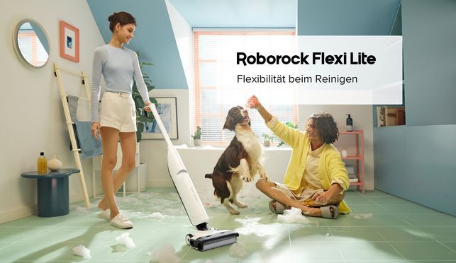Roborock Nass-Trocken-Saugroboter Flexi Lite Nass- & Trockensauger ...