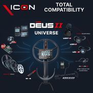 XP Metal Detectors Metalldetektor ICON, 28cm Suchspule, WSA ST ...