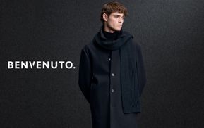 BENVENUTO. Anzug (2-tlg) mit klassischem Reverskragen