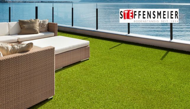 Steffensmeier Kunstrasen Dublin, Rechteckig, Höhe: ca. 37 mm, Rasenteppich, Kunstrasenteppich