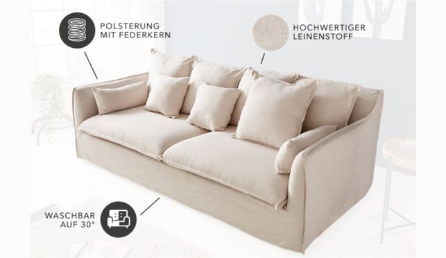 Sofa Mit Abnehmbaren Bezug