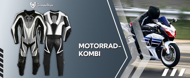 German Wear Motorradkombi GW410K Einteiler Motorradkombi Lederkombi