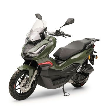 Burnout Motorroller Desert ADV Weiß, 125 ccm, 99 km/h, Euro 5, LED ...