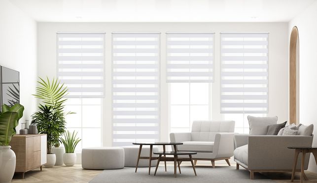 Doppelrollo Doppelrollo Duo Rollo Schnurlos Klemmfix ohne Bohren Rollo ...