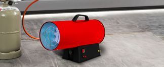 EBERTH Heizlüfter Gasheizer Gasheizgebläse Heizgerät Gas 30kW, 30000 W