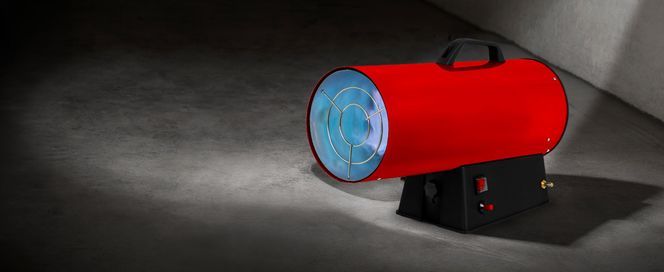 EBERTH Heizlüfter Gasheizer Gasheizgebläse Heizgerät Gas 30kW, 30000 W