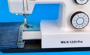 W6 WERTARBEIT Freiarm-Nähmaschine W6 N 1235 Pro, 24 Programme, mit viel Zubehör