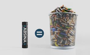 ABSINA Akku AAA 1150 - 4x NiMH min. 1050mAh Akkus Batterien ideal für ...