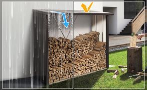 Mondeer Wellplatte Dachplatten(14-tlg), (Metall Trapezblech, 14-St ...