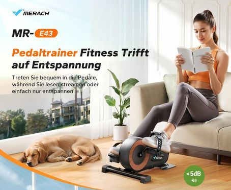 MERACH Mini-Heimtrainer Pedaltrainer für Zuhause, Mini Heimtrainer für ...