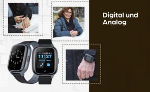 SaveFamily Senioren Smartwatch mit Anruffunktion & SOS-Taste ...