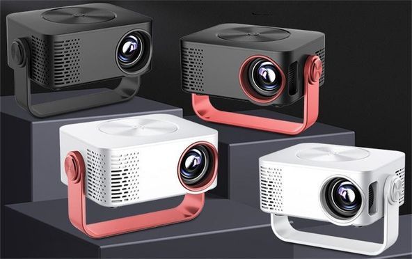 BBWL Full HD 1080P Mini Projektor mit WiFi 2.4G/5G Portabler Projektor ...