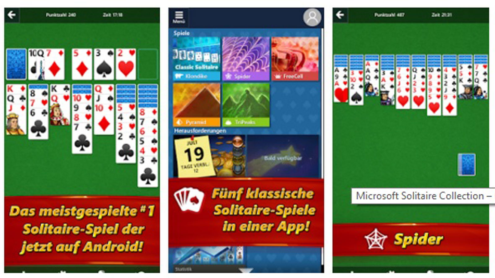 Microsoft Solitaire Collection jetzt für Android & iOS | UPDATED