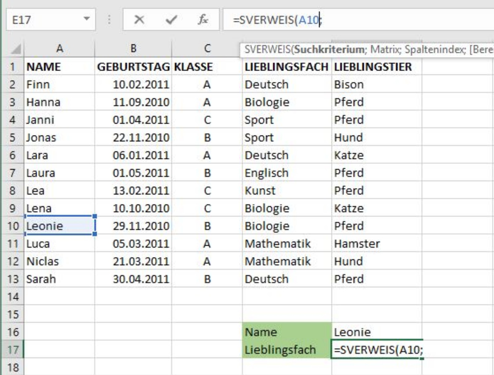 Excel SVERWEIS: Was ist das? Wie nutze ich das? | UPDATED