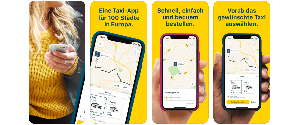 4 Taxi-Apps für iOS und Android | UPDATED