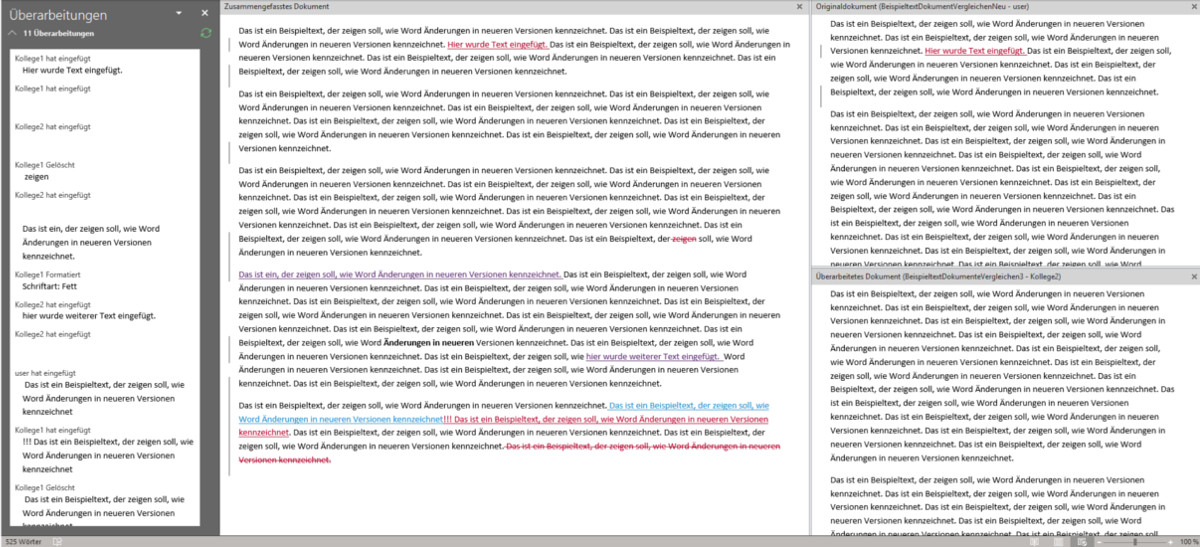 Word-Dokumente vergleichen und zusammenführen | UPDATED