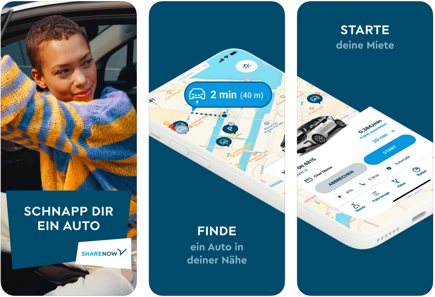 Carsharing-Apps für iOS und Android | UPDATED