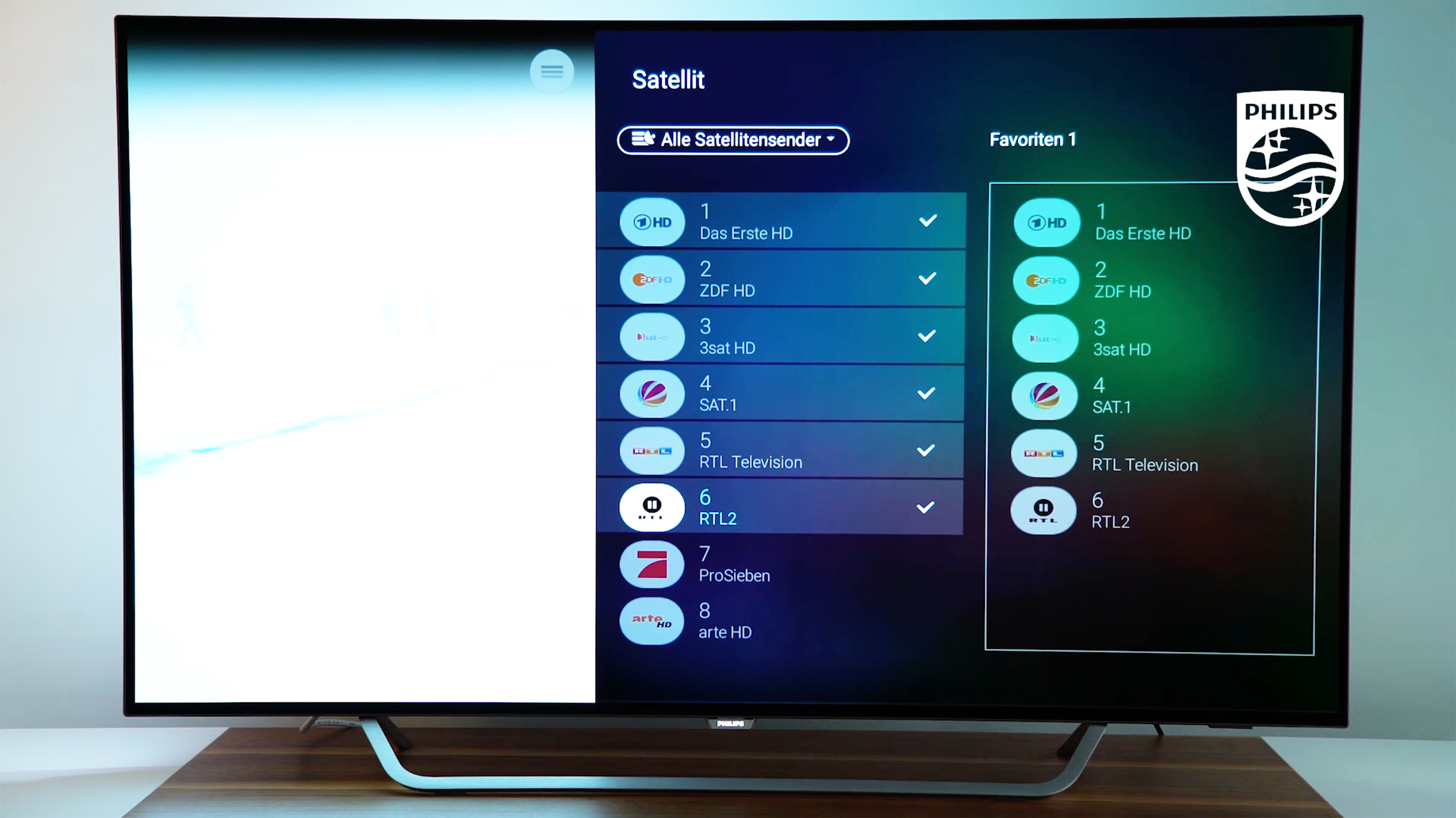 Philips-TV: So suchst du Sender und sortierst sie | OTTO