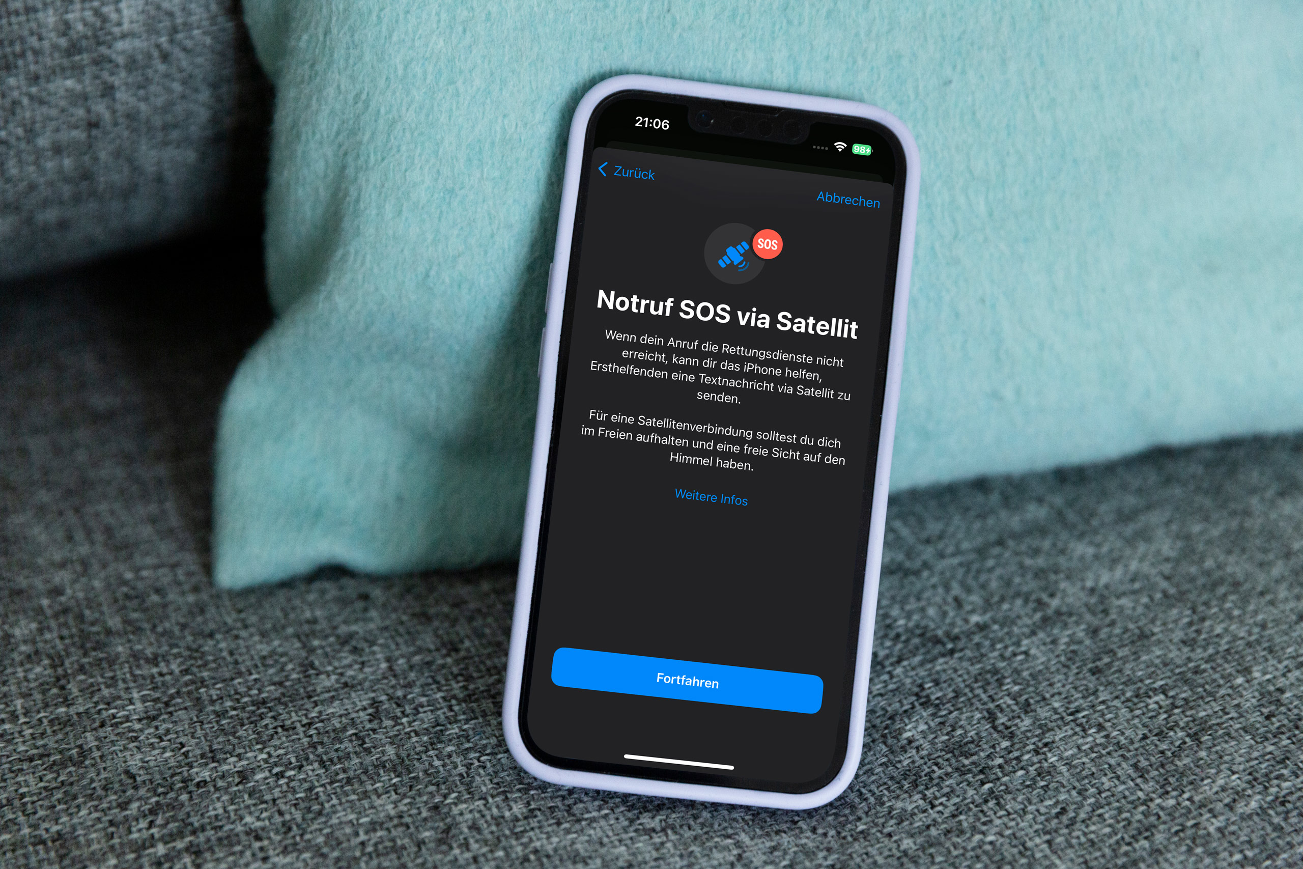 iPhone 14: So funktioniert Notruf SOS über Satellit | OTTO